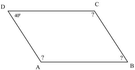 Solve For The Missing Angles In The Parallelogram
