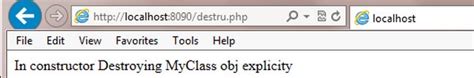 Constructor And Destructor In Php