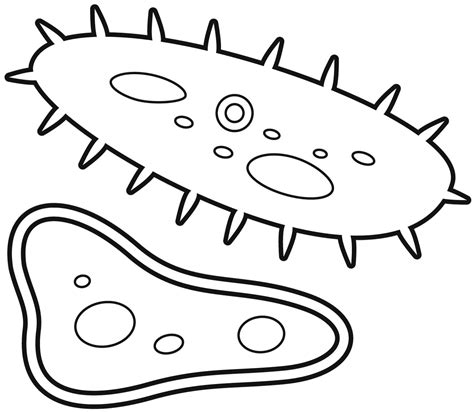 Printable Bacteria Coloring Page Download Print Or Color Online For Free