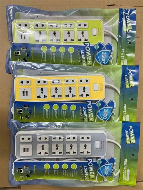 M Heavy Duty Extension Cord With Multiple MultiFunction Socket High Power Multi Switch