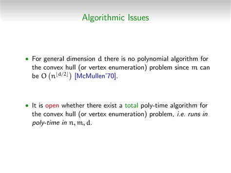 high dimensional polytopes defined by oracles algorithms computations