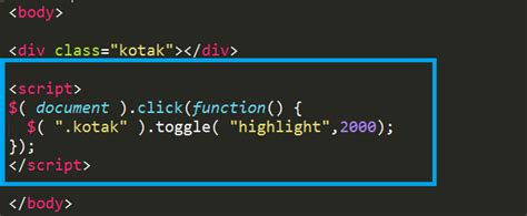 Menggunakan Fungsi Highlight Effect Pada Jquery UI Kursus Website Terbaik
