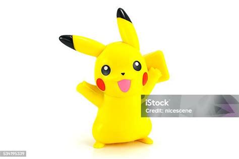 Karakter Toy Pickachu Dari Anime Pokemon Foto Stok Unduh Gambar