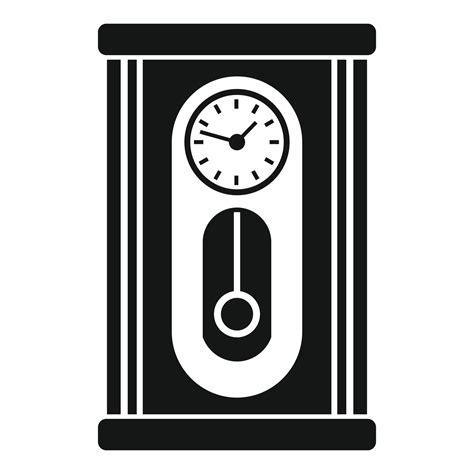 Home Pendulum Clock Icon Simple Style 14521410 Vector Art At Vecteezy