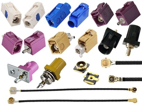 Coaxial Connectors Fakra Pcb Connector Ipex Connector