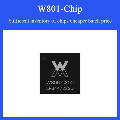 hlk w801 chip 32 bit wifi bluetooth dual mode soc and mcu system