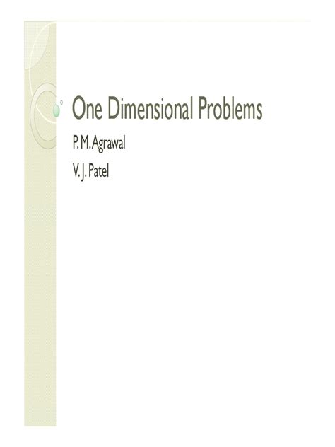one dimensional element pdf computer aided design stiffness