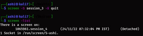 How To Kill A Detached Screen Session In Linux GeeksforGeeks