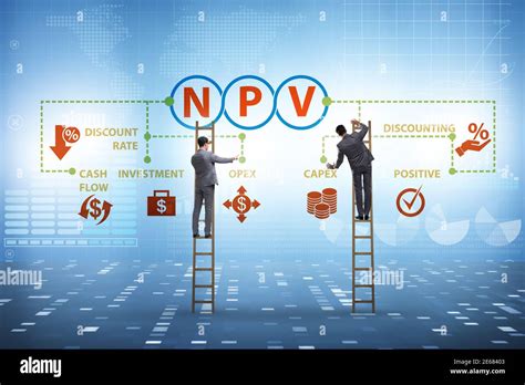 Concept Of NPV Net Present Value In Evaluation Stock Photo Alamy