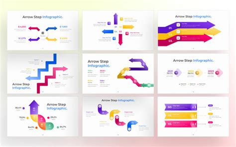 Arrow Step PowerPoint Infographic Template TemplateMonster