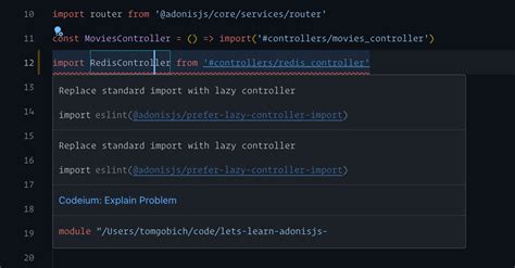 Lets Learn Adonisjs 6 Cleaning Up Routes With Controllers Adocasts