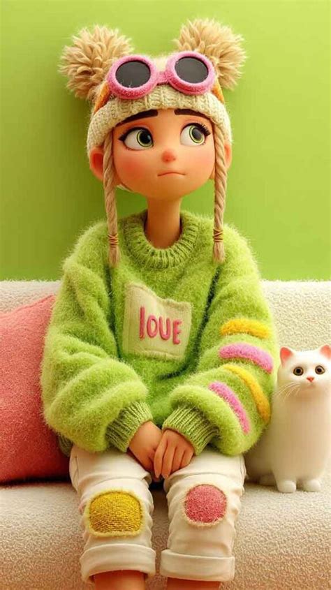 107 عکس کیوت فانتزی گوگولی 2025؛ دخترانه اکلیلی کارتونی بامزه