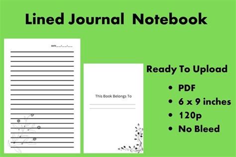 Lined Journal Notebook Vol Graphic By Pickhub Creative Fabrica