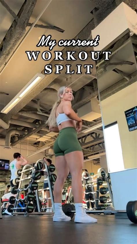 Weekly Workout Split Workout Splits Gym Workout Schedule Gym Weekly Workout Plan