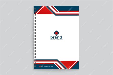 Premium Vector Minimalist Notebook Cover Template