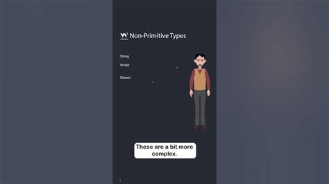 Java Data Types Part 6 Non Primitive Types W3schools Java Programming Youtube
