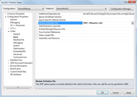 使用microsoft visual c 构建dll以在labview中使用 ni