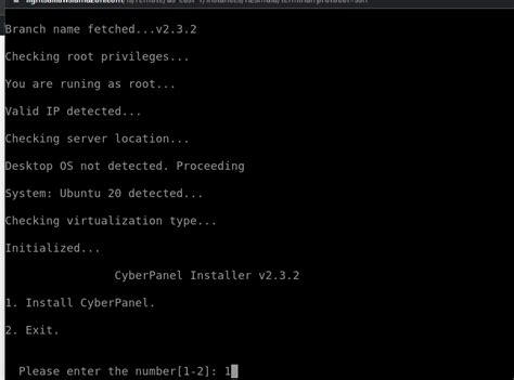 how to install cyberpanel on ubuntu 20 04 lts server