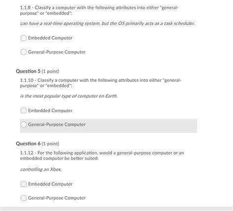Solved 118 Classify A Computer With The Following