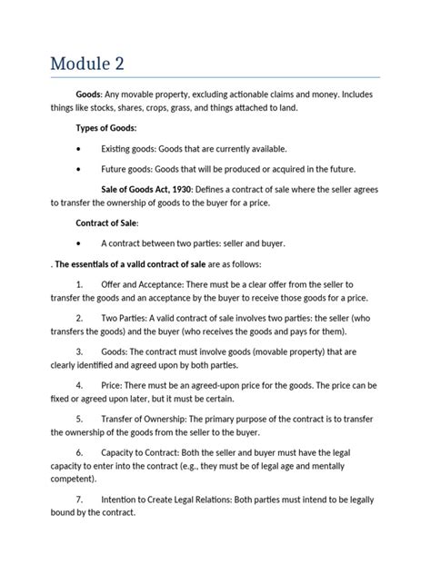 Module 2 Blaw Pdf Business Law Common Law