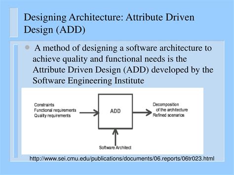 Ppt Software Architecture Design Attribute Driven Approach Powerpoint Presentation Id9330002