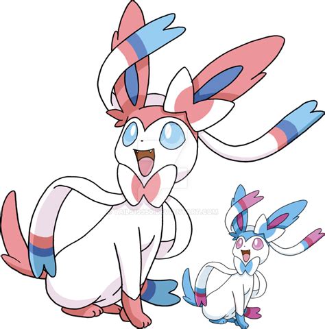 700 Sylveon Art V 3 Fairy Type Pokemon Pokemon Eeveelutions