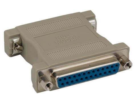 DB Male To DB Female Null Modem Adapter