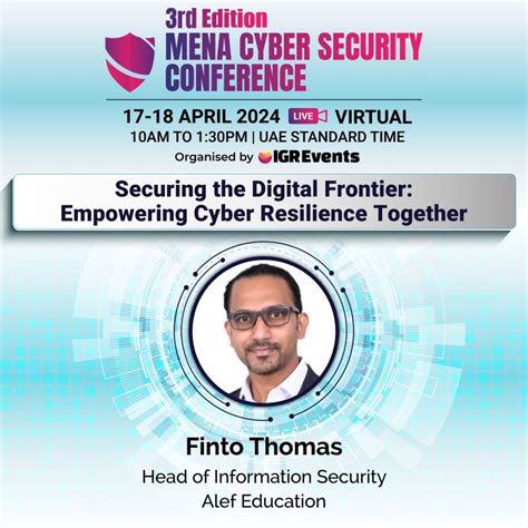 Igr Events On Linkedin Cybersecurity Cyberthreats Itsecurity Cloudsecurity…