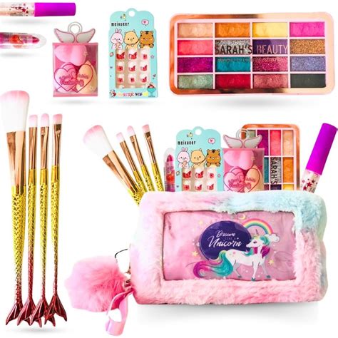 Kit Maquiagem Infantil De Maletinha Criança Completa Shopee Brasil