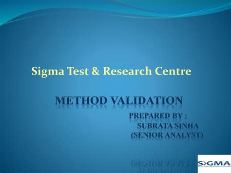 Method Validation Linearity Pptx Physics Science