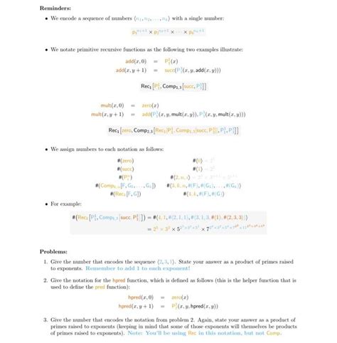 Solved Reminders We Encode A Sequence Of Numbers