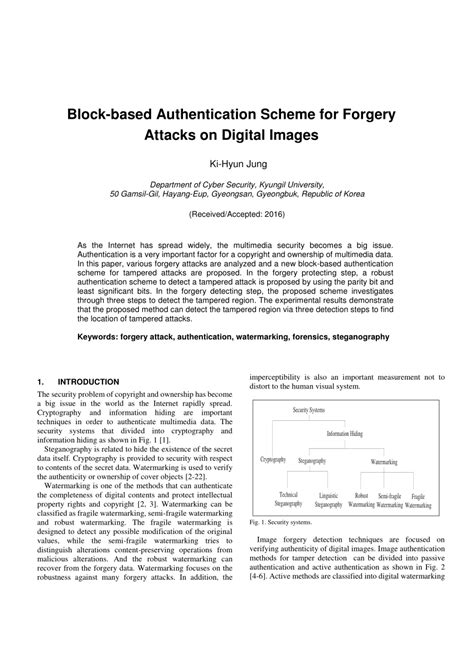 Pdf Block Based Authentication Scheme For Forgery Attacks On Digital