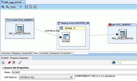 ODI G Creating An ODI Project And Interface Exporting A Flat File To A Flat File