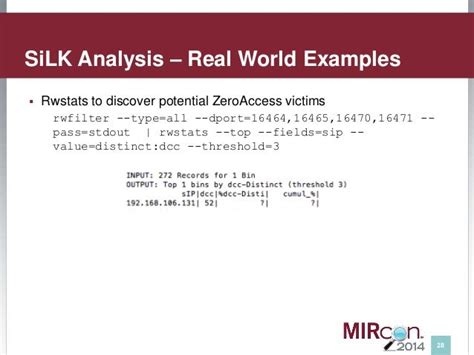 Applied Detection And Analysis Using Flow Data Mircon 2014