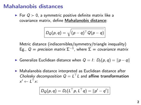 Classification With Mixtures Of Curved Mahalanobis Metrics Ppt