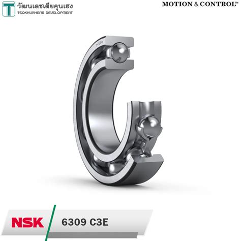 Nsk 6309 C3e Deep Groove Ball Bearing Size 45x100x25
