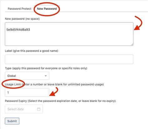 How To Create Wordpress One Time Login Link Password Protect
