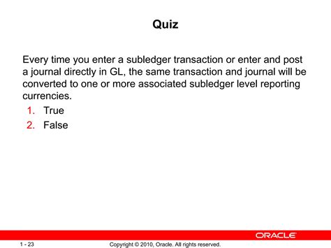 Oracle General Ledger Process Presentation 1 Ppt