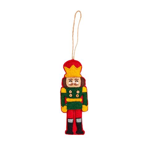 Nutcracker Felt Ornament Mud Pie