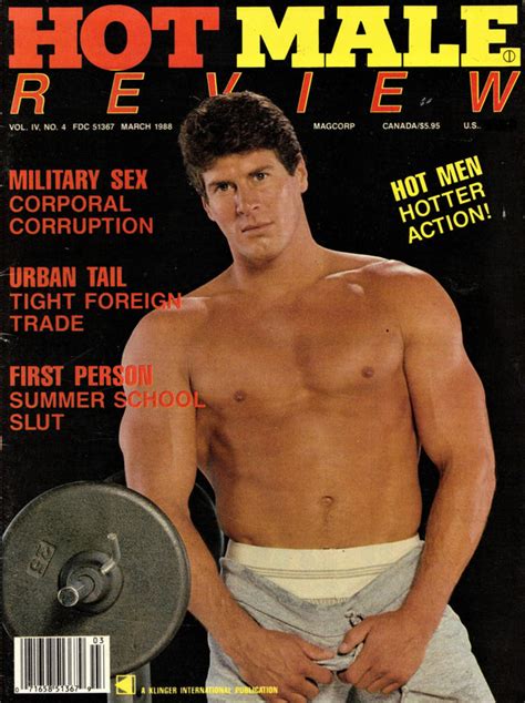 Hot Male Review 1988 March Jim Bentley Tom Brock Jim Baysing Zeus Gay Boutik