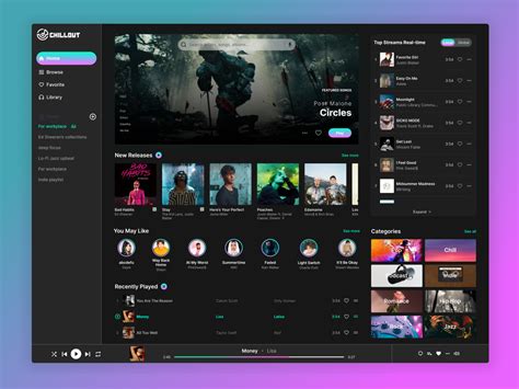 Music Streaming Web Design By BTOD Studio On Dribbble