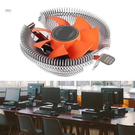 Shas พัดลมระบายความร้อนฮีทซิงค์ Cpu แกนเซรามิค สําหรับคอมพิวเตอร์ตั้งโต๊ะ Lga 775 1150 Shopee