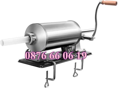 Пълначка за месо 4 литра хоризонтална пълначка за кайма метален плот гр Стара Загора Била