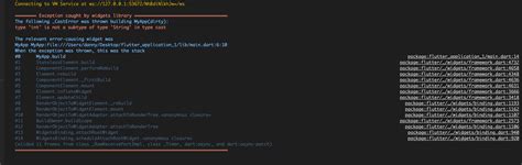 Stack Trace Outside The Display Area · Issue 3411 · Dart Codedart