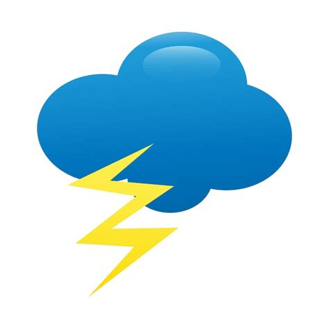 Premium Vector Summer Thunderstorms Storm Clouds Thunderstorm Lightning Cloud And Lightning