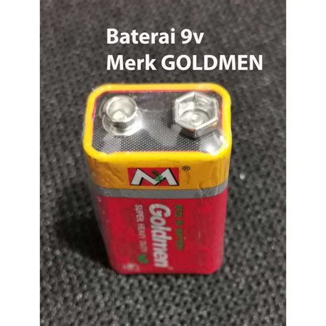 Jual Baterai V Battery Volt Baterai Kotak Merk Goldmen