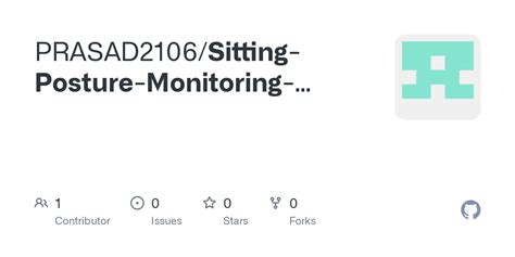 Github Prasad2106sitting Posture Monitoring System