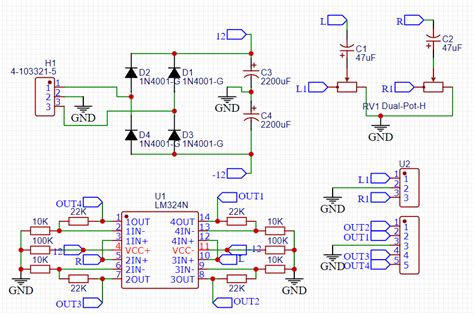 Lm324 Preamplifier Circuit Diagram Wiring Digital And Schematic