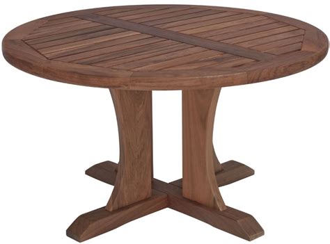 Round Coffee Table Pedestal Base Ipe Furniture
