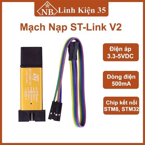 mạch nạp st link mini v2 mạch nạp st link cho vi điều khiển stm8